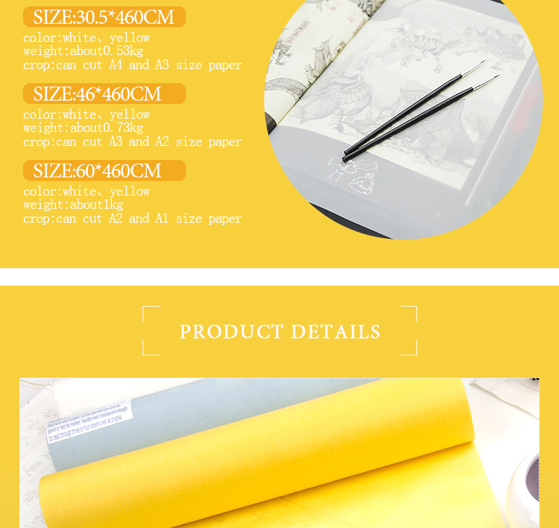 Rotring Drawing Paper Sketch Tracing Paper Tracing Paper Roll 12"/18 ...