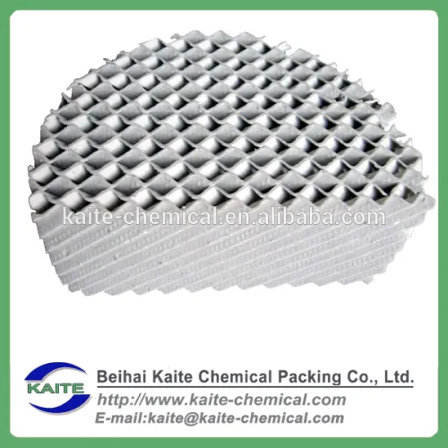 Ceramic Corrugated Plate Packing, High Quality Ceramic Corrugated Plate ...