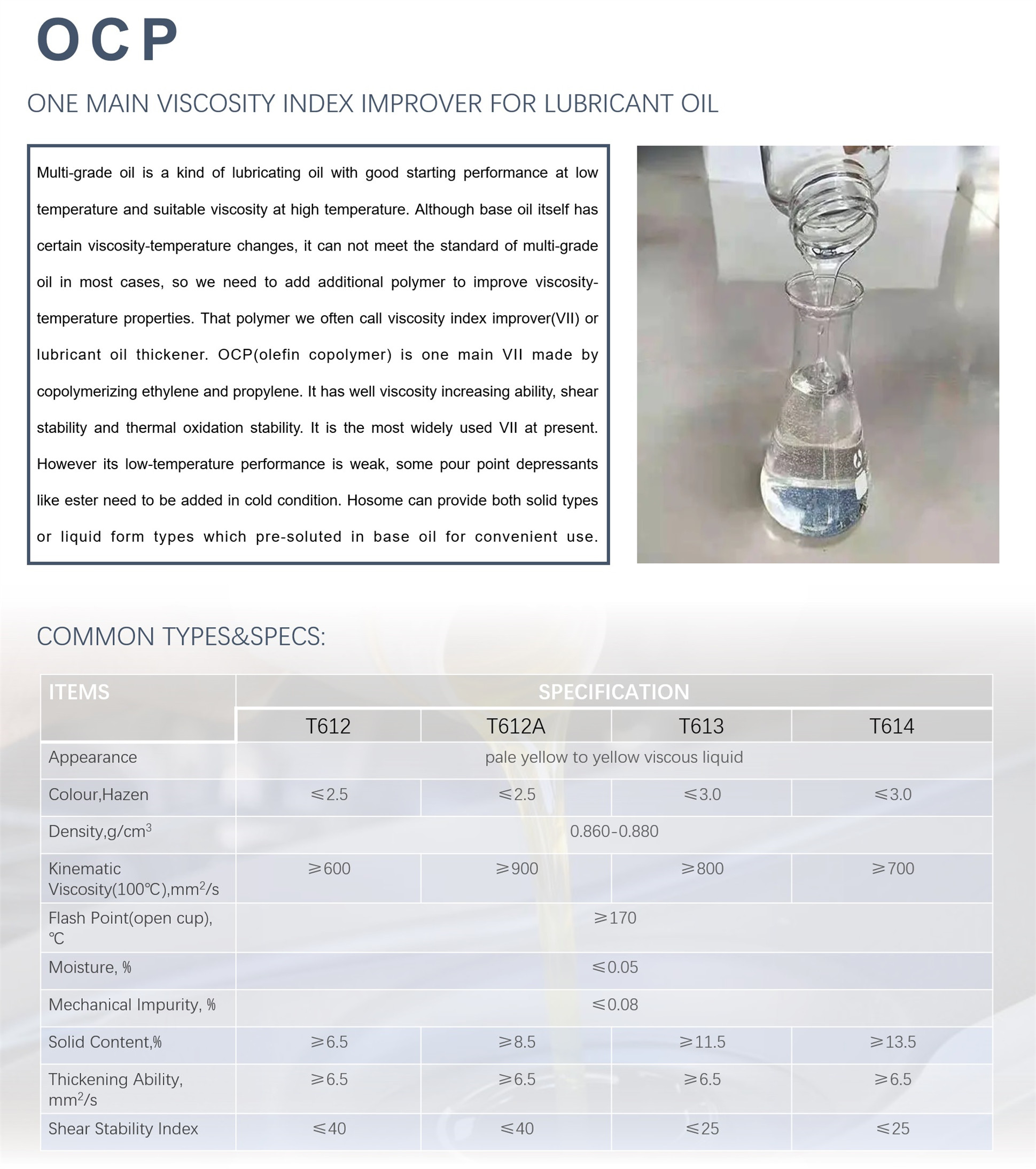 Ocp Viscosity Index Improver Lubricant Oil Thicker Cas 9010-79-1, High ...