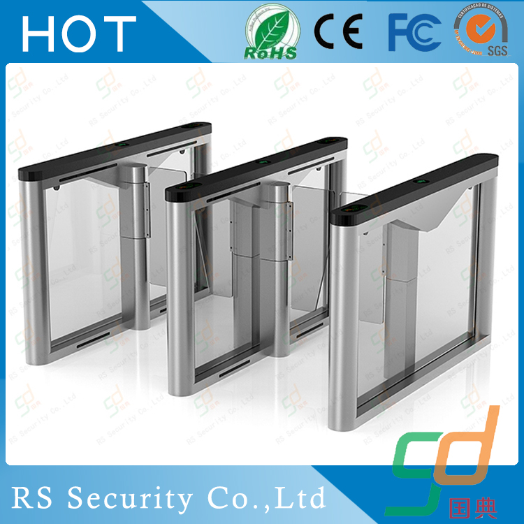 Swallow Card Cafeteria Column Glass Turnstile Door, High Quality ...
