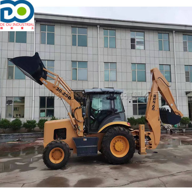 Double Busy Wheel Excavator Loader: Advanced Construction Project ...