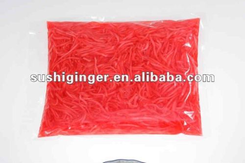 Pickled Red Shredded Ginger In Vacuum Bag, High Quality Pickled Red ...