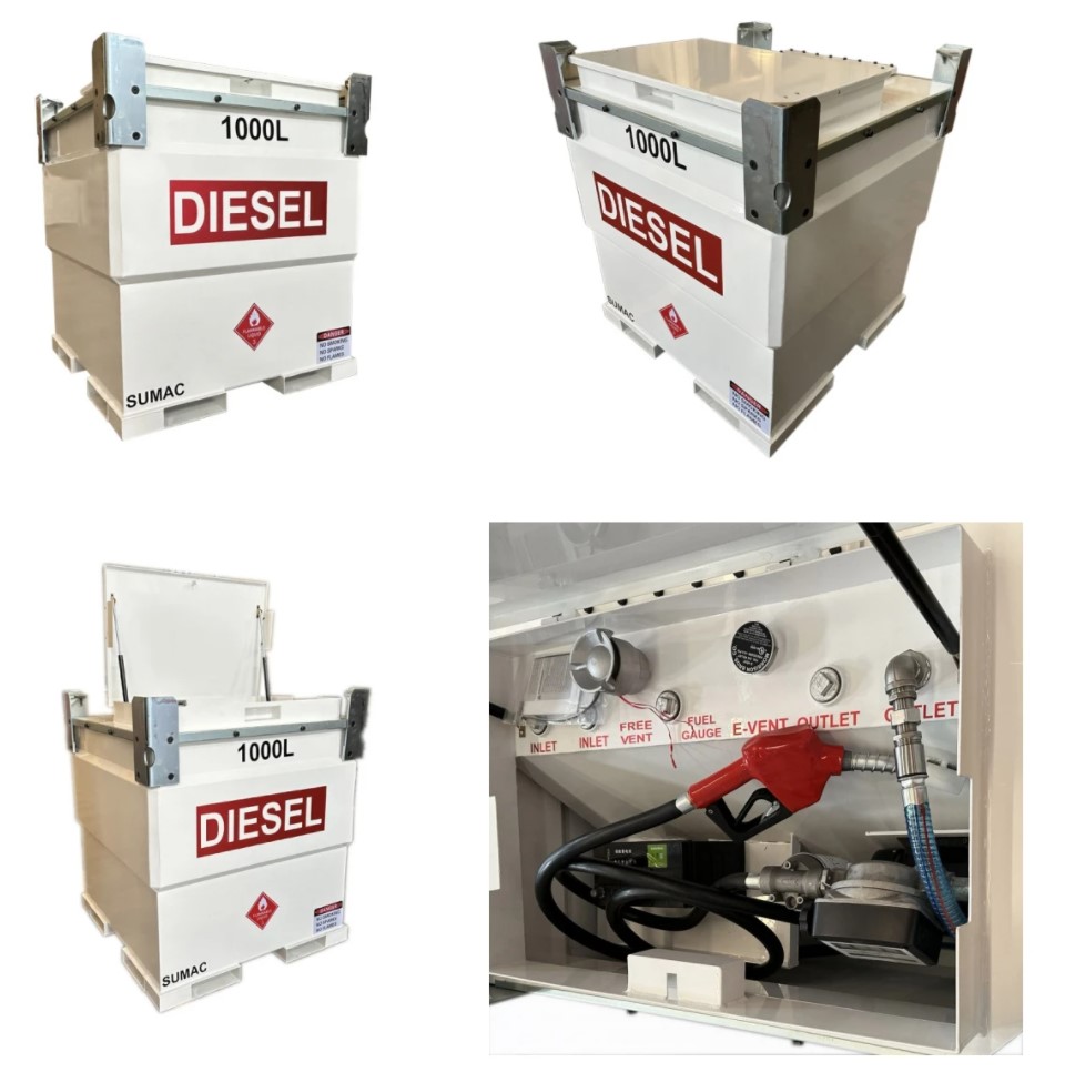 Portable Double Walled Petrol Diesel Fuel Cube Tank China Manufacturers ...