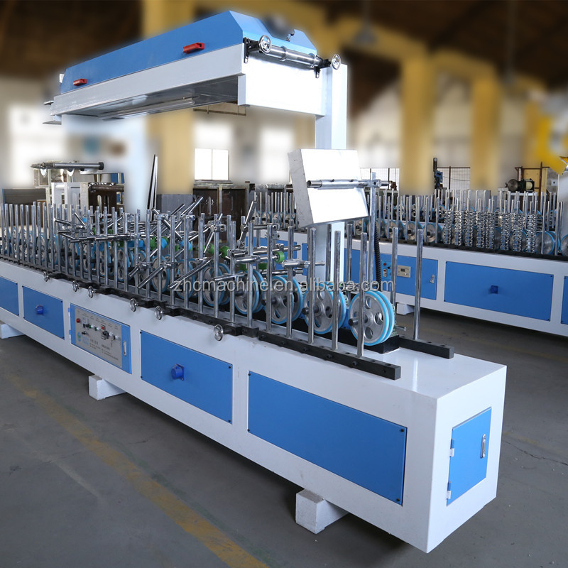 Pvc Veneer Profile Wrapping Machine สำหรับเฟรมแผงผนัง Upvc คุณภาพสูง ...