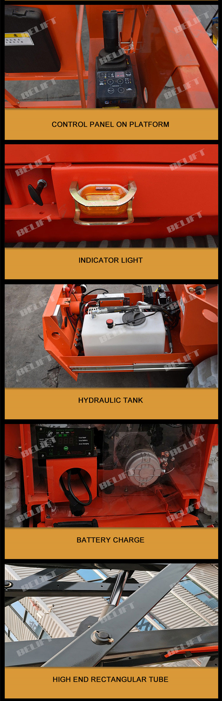 Crawl Scissor Lift Table With Self-leveling Hydraulic Legs - Mini Rough ...