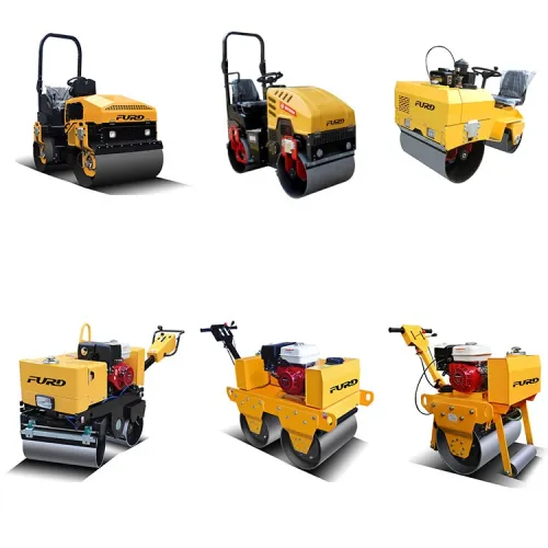 1 Ton Soil Compactor Double Drum Ride On Vibratory Roller Fyl-880, High ...