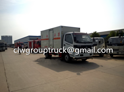 Foton Flammable Gas Transport Van Truck, High Quality Foton Flammable ...