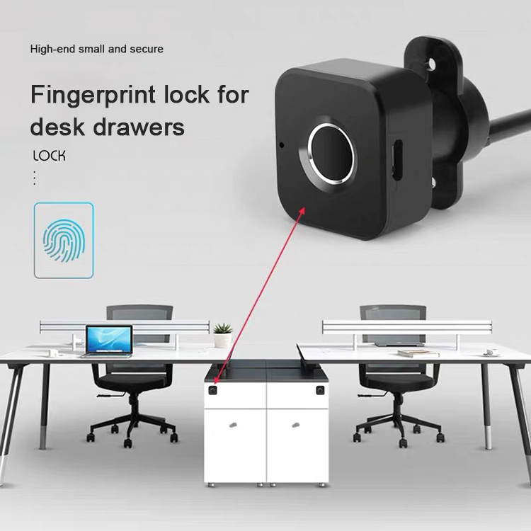 Ledeast Bp01 Smart Fingerprint Drawer Lock For Office Desk, High ...