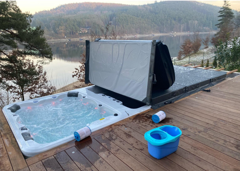 Oceanic Hydro Pool Swim Spa With Hot Tub, High Quality Oceanic Hydro ...