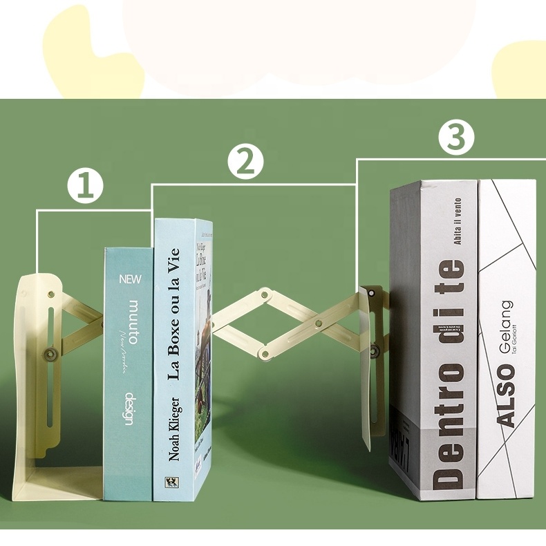 Book Stand Retractable Book Retainer Folding Bookends, High Quality ...