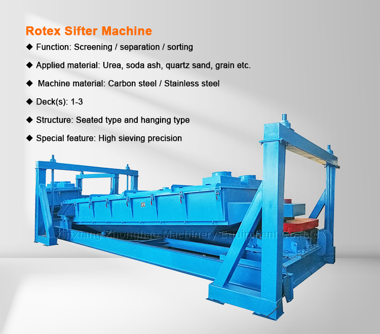 Rotex Vibrating Sieve For Fertilizer Sand Screening, High Quality Rotex ...