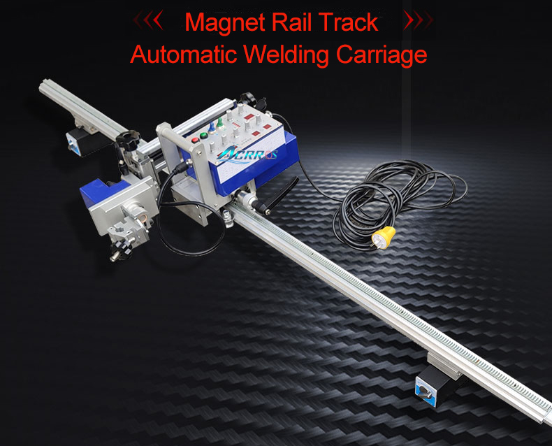 1.5m Portable Mig Tig Welding Carriage - Straight Line Rail, Tractor ...