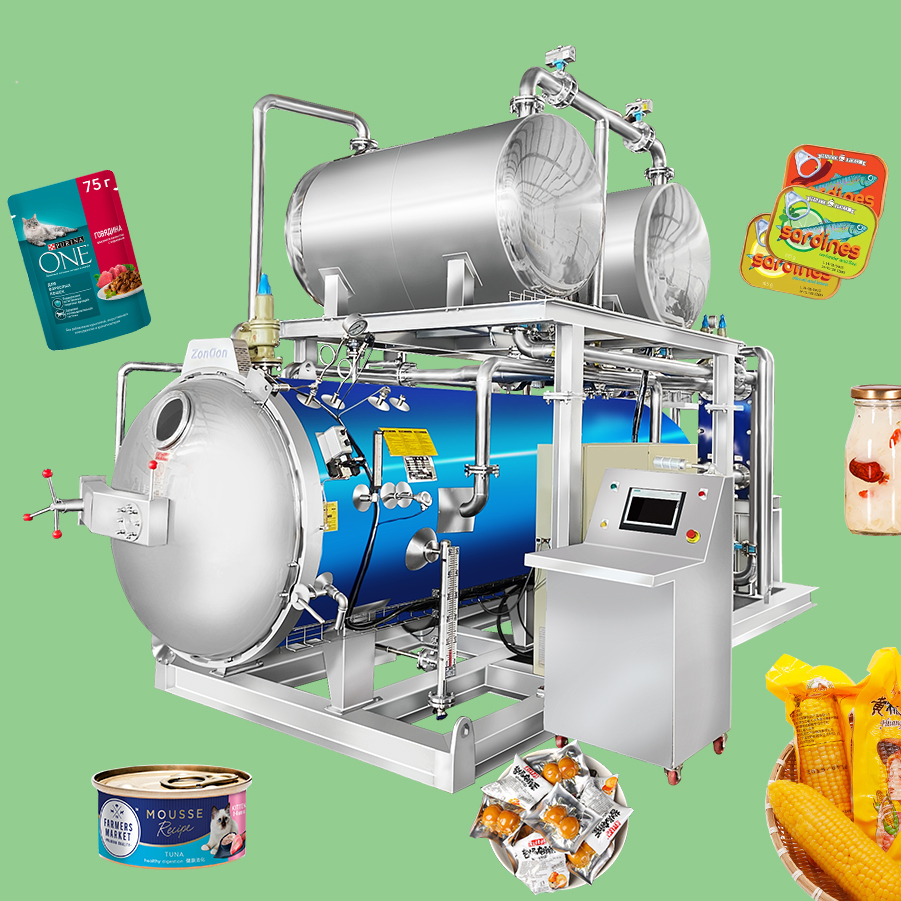 High Pressure Food Steam Canner - Autoclave Machine For Sardines, High ...