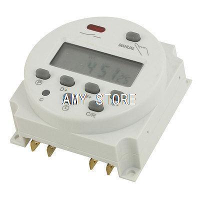 Din Mounting Weekly Digital Programmable Timer 16a 12vdc/ac 24vdc/ac ...