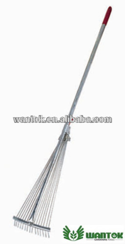 Adjustable Steel Extendable Rake 15 Tine, High Quality Adjustable Steel ...