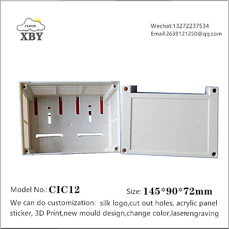 Custom Din Rail Pcb Enclosure 6 Points, 145*90*72mm New Design Cic12 ...