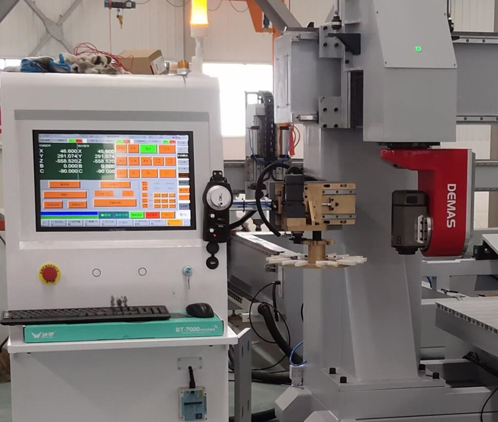 360 Degree 5-axis Cnc Router And Milling Machine For Advanced ...