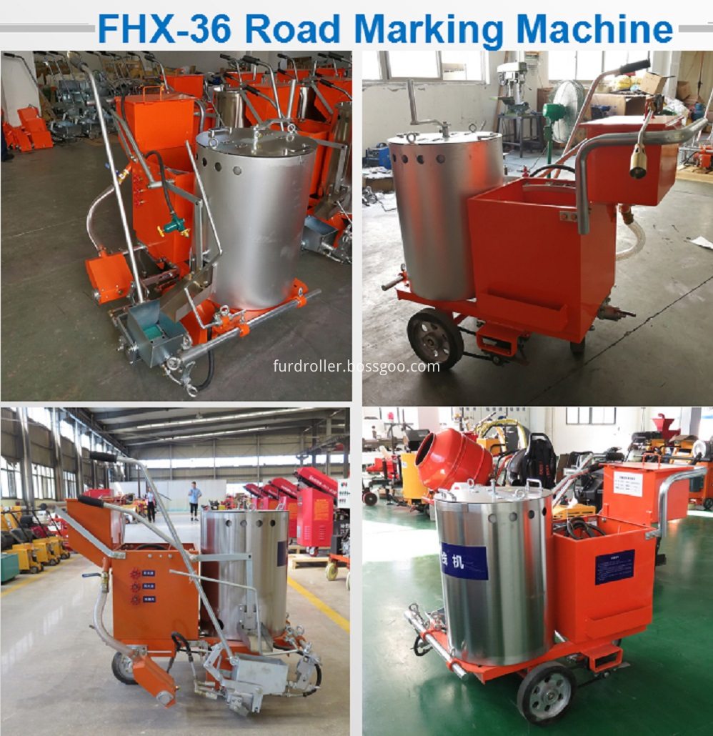 Road Traffic Line Marking Paint Machine, High Quality Road Traffic Line ...