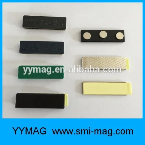 Plastic Magnetic Reusable Name Badge, High Quality Plastic Magnetic ...