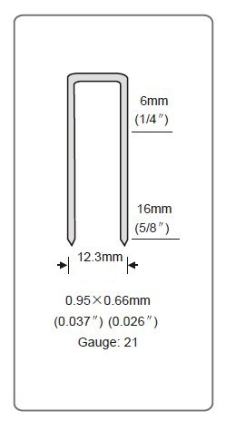 Ga. 8416 Medium Crown Stapler For Leather Rivet Gun, High Quality Ga ...