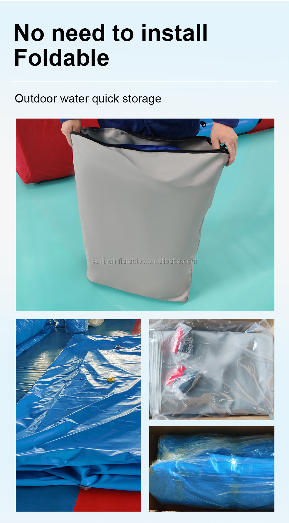 Collapsible Portable Pvc Frame Rainwater Tank - 500l To 5000l ...