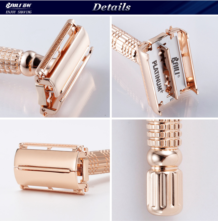 ใบมีดโกนสองคม Baili Butterfly Safety Razor คุณภาพสูง ใบมีดโกนสองคม ...