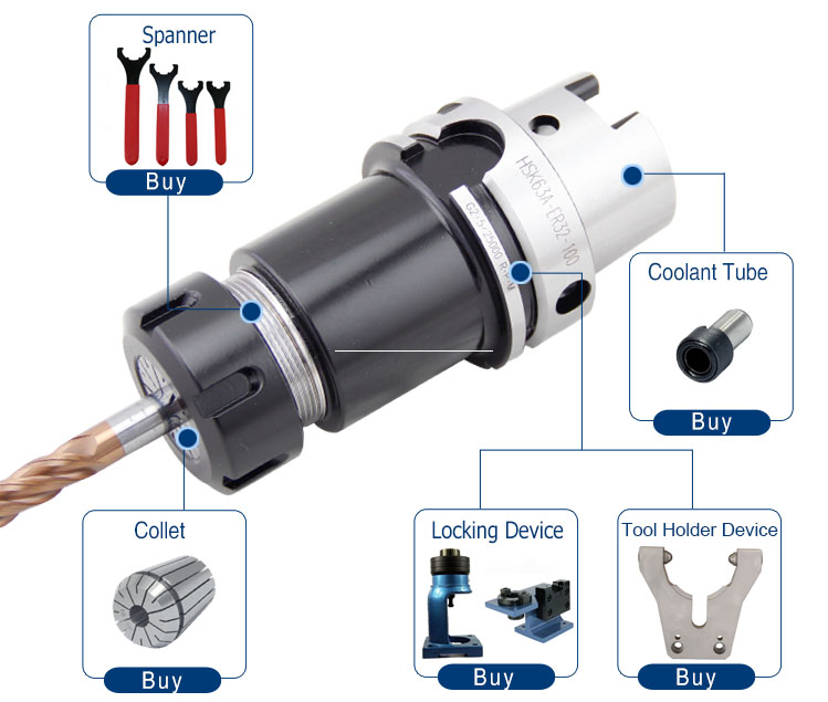 Hsk85s Er40 도구 홀더 Hsk85s-er40-70l Hsk Collet Chuck, Bossgoo.com의 고품질 ...