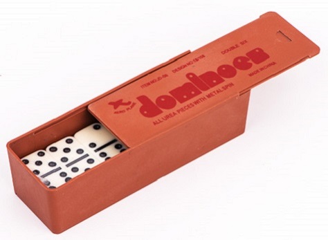 Double 6 Melamine Plastic Dominoes In Plastic Box, High Quality Double ...