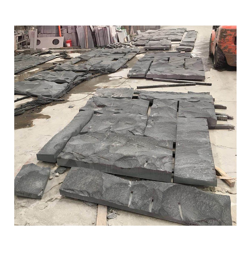 Gray Granite Natural Stone Cladding For Exterior Wall Decor, High ...