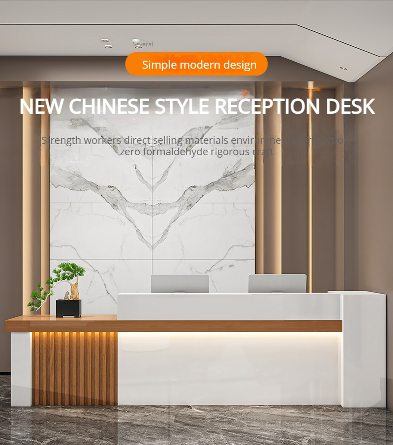 Modern Luxury Office Reception Table And Hotel Furniture Designs, High ...