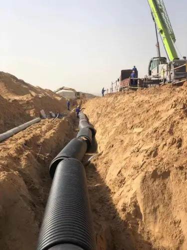 Hdpe Winding Structure-wall Pipes Krah Pipes For Drainage, High Quality ...
