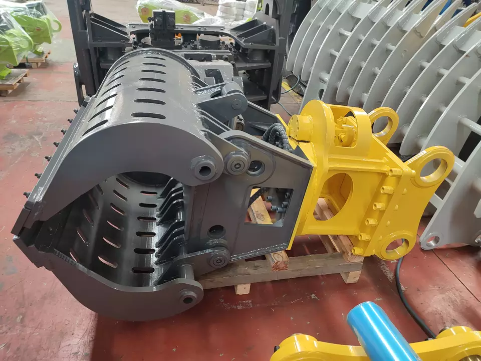 Excavator Hydraulic Scrap Sorting Grab Scrap Grapple Bucket, kualitas ...