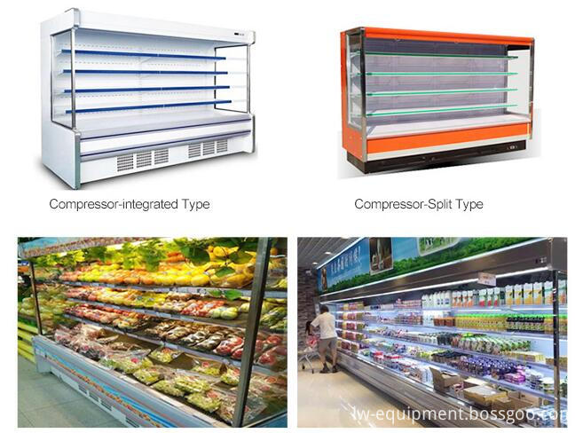 5 Layers Display Refrigeration Showcase, kualitas tinggi 5 Layers ...