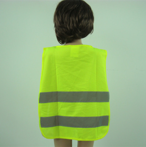 Shining Bright Yellow Safety Vest For Children, High Quality Shining ...