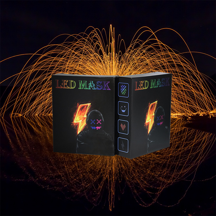 Gesture-sensing Led Custom Led Mask For Cosplay And Halloween Parties ...