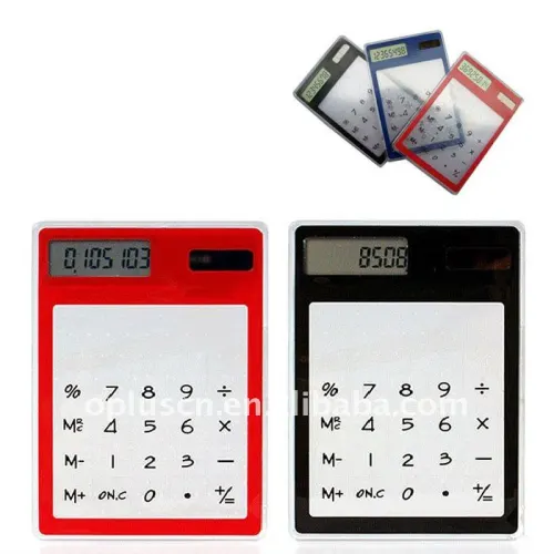 8 Digit Transparent Touch Screen Calculator, High Quality 8 Digit ...