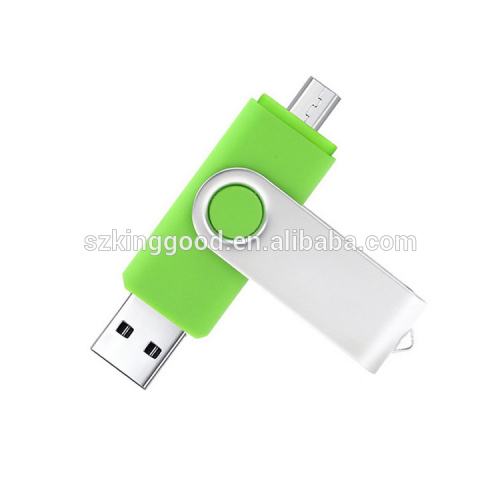 대량 휴대 전화에 대 한 1 Swivel 안 드 로이드 Otg Usb 메모리 스틱 4 기가 바이트 8 기가 바이트 16 기가 바이트 32 기가 바이트 64 기가 바이트 64 