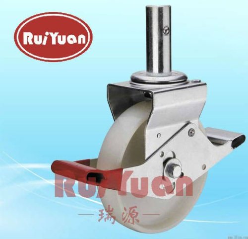Scaffold Casters Zero Offset With Double Brake, High Quality Scaffold ...