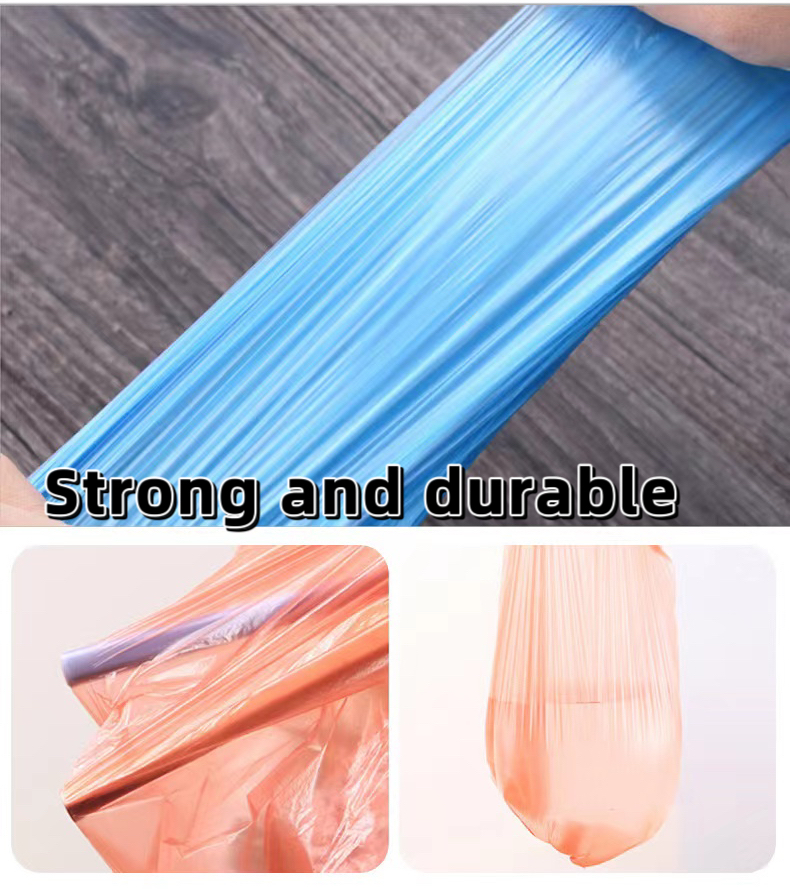 Flat Plastic Transparent Star-sealed Garbage Bags, High Quality Flat ...