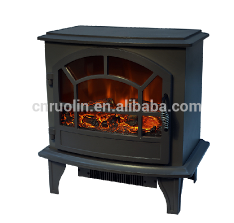 Classic Freestanding Fake Flame Electric Fireplace, High Quality ...
