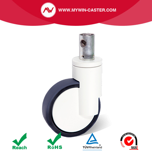 All Plastic Medical Wheel Centre Controlled Twin Casters, High Quality ...
