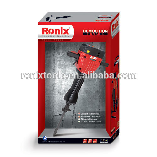 2830 Ronix Demolition Hammer 해체 브레이커 전기 잭 해머 30kg 2200w Model 2830 해체 ...