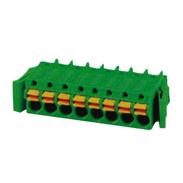 Pcb Spring Screwless And Pluggable Terminal Block With 3.5mm Pin ...