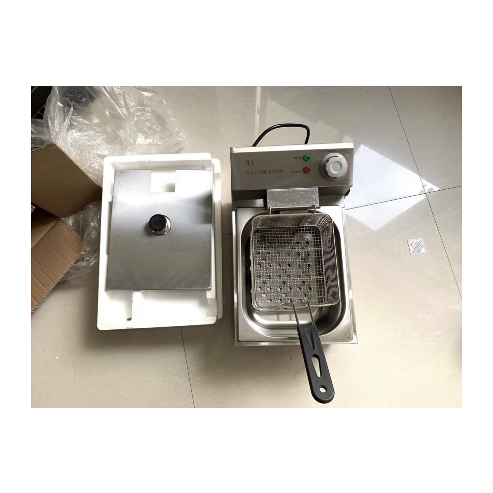 Stainless Steel Electric Fryer Machine For French Fries And Potato ...