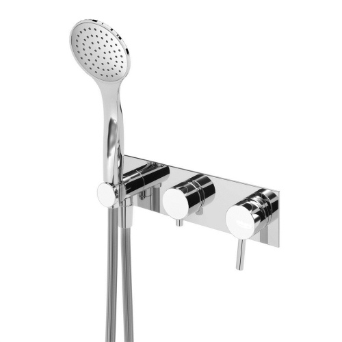 2 Outlets Concealed Shower Mixer With Dual Output, High Quality 2 ...