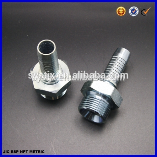 Metric Bsp Jic Npt Threaded Hydraulic Male Connector, High Quality ...