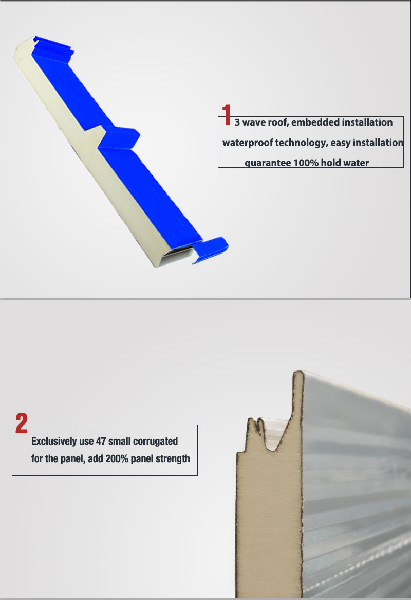 Waterproofing Pu Roof Sandwich Panels, High Quality Waterproofing Pu ...