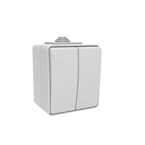 2 Gang 2 Way Light Switch Surface Mounted คุณภาพสูง 2 Gang 2 Way Light ...