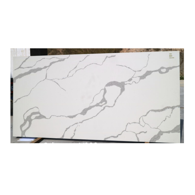 Calacatta Gold Quartz Stone Countertops And Slabs, High Quality ...