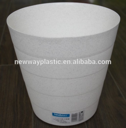 White Color 10l Standing Plastic Waste Bin, High Quality White Color ...